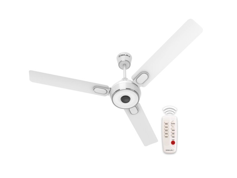 Bajaj Fan Energon Prime Colour Sparkle White 1200MM with Remote BLDC ...